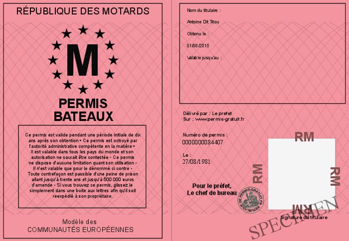 Permis-bateaux